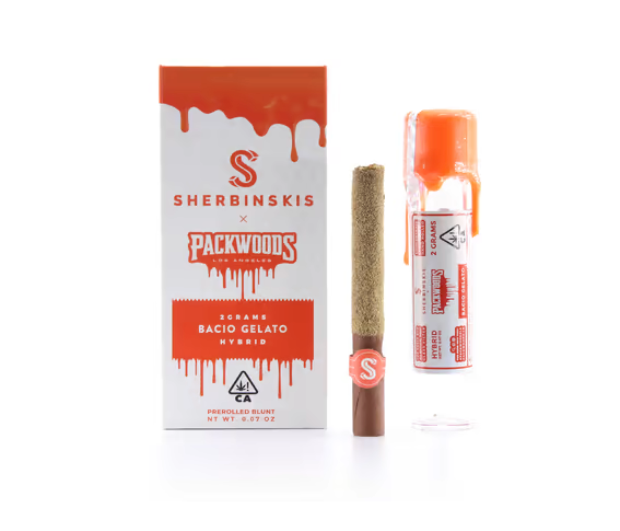 Packwoods X Sherbinski Special Edition 2 Gram Preroll Bacio Gelato